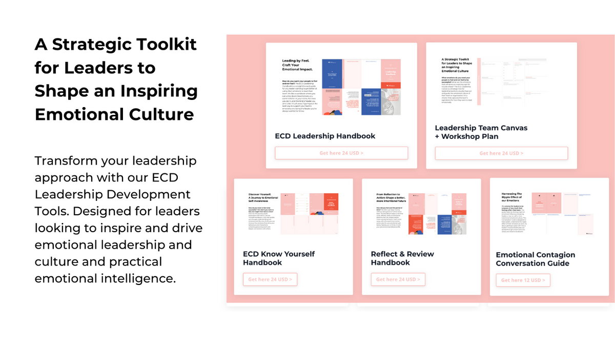 ECD Emotional Leadership Development Tools Bundle - Digital Download ...