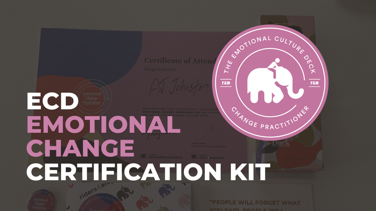 ECD Change Certification Kit – Emotional Change Course – riders&elephants